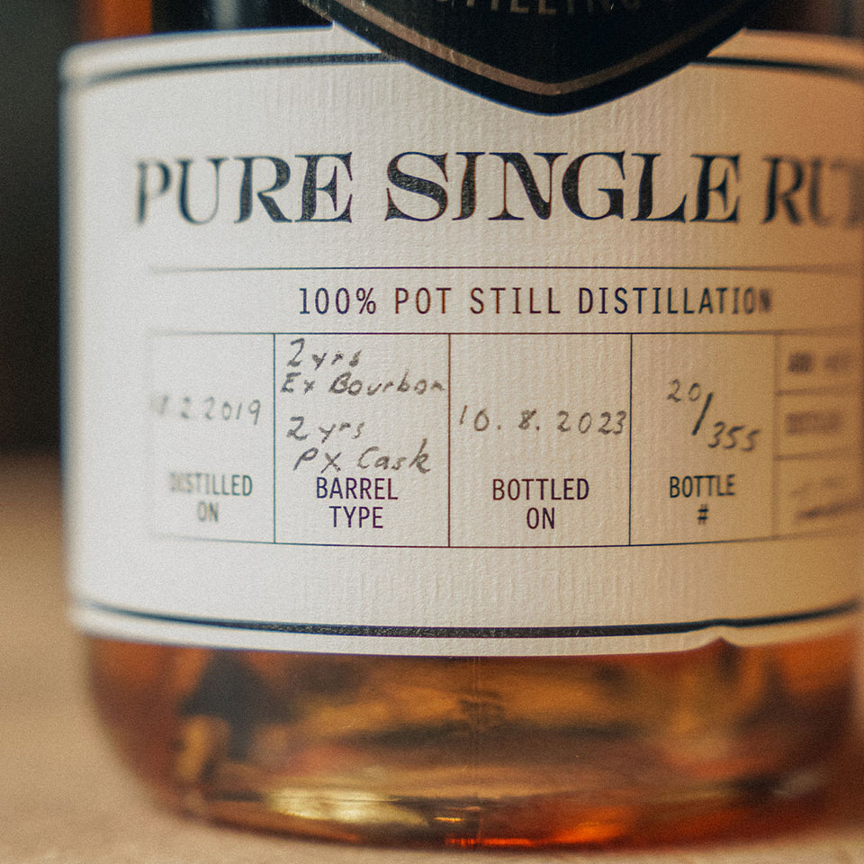 Pure Single Rum - Limited Release 3 – Capricorn Distilling Co