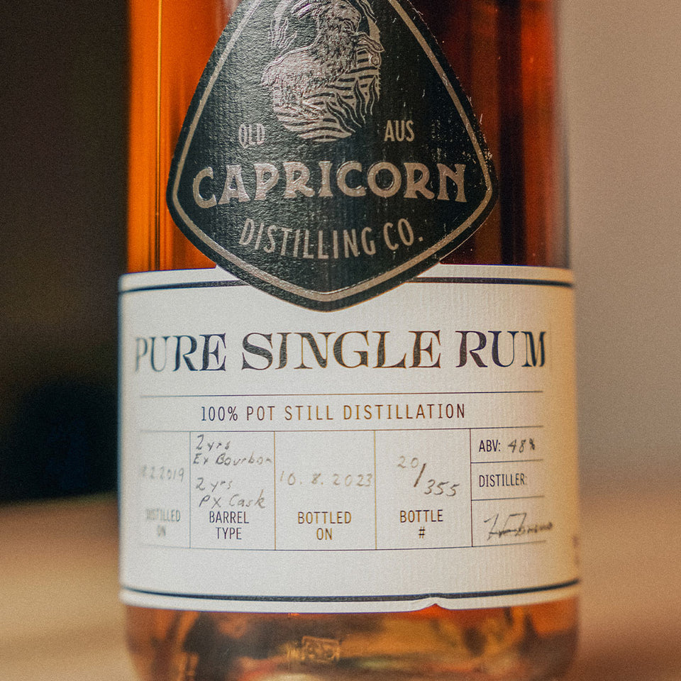 Pure Single Rum - Limited Release 3 – Capricorn Distilling Co